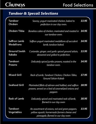 Chutneys.bellevue.menu