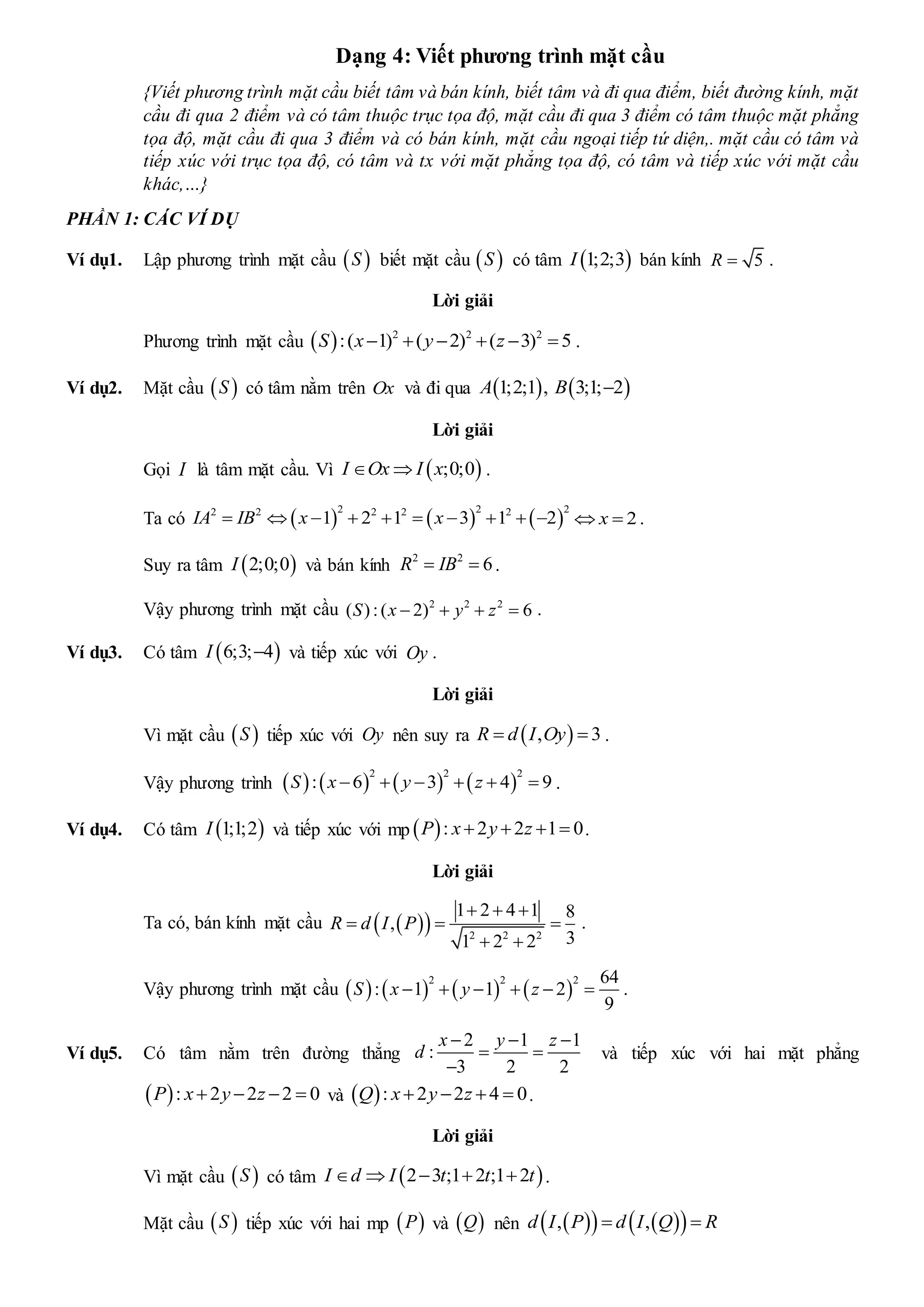 Chuyên Đề Phương Pháp Tọa Độ Trong Không Gian Oxyz Tự Luận Và Trắc Nghiệm | DOCX