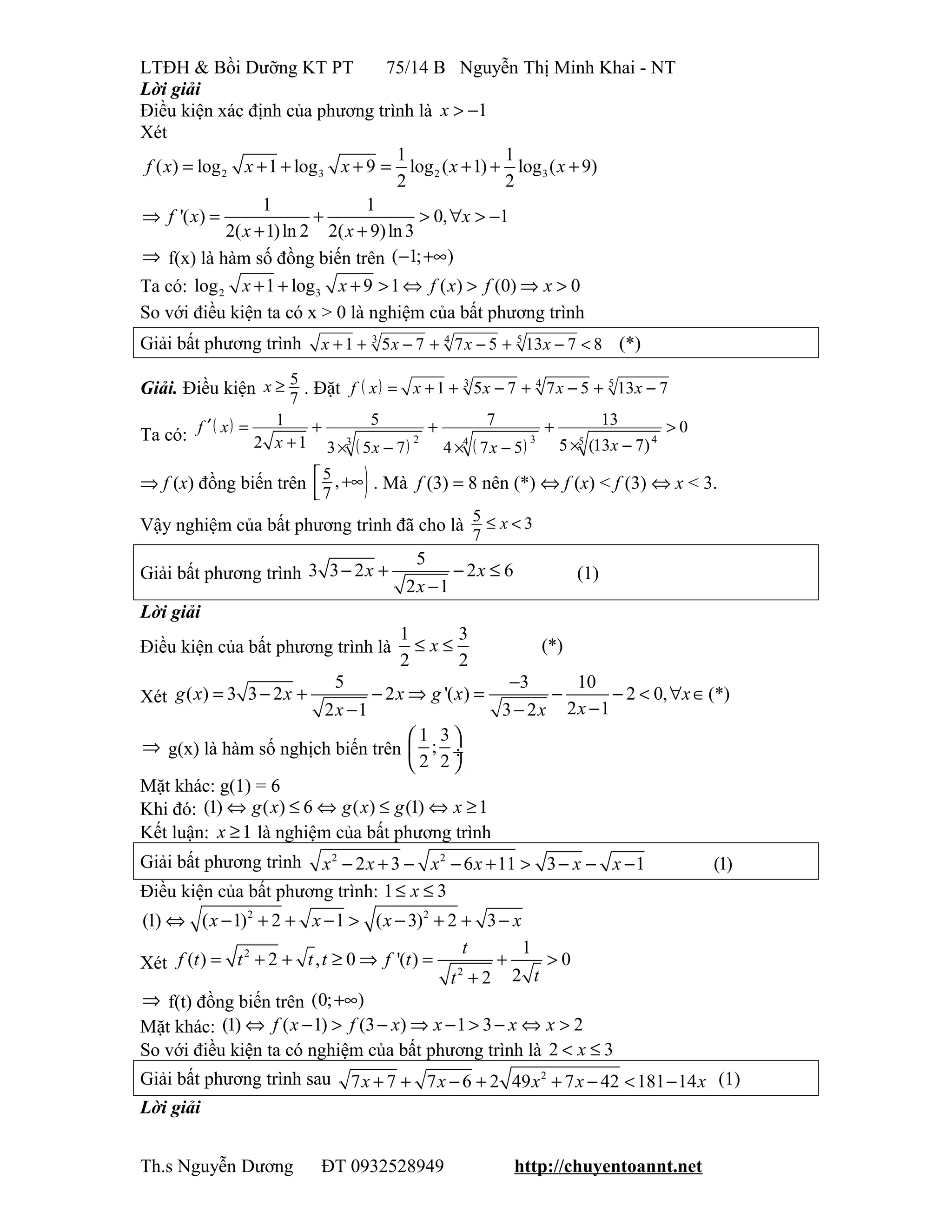 Chuyen de-tinh-don-dieu-cua-ham-so | DOC