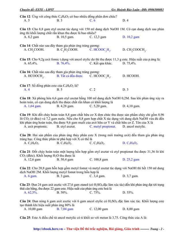 Chuyen de este-co-dapan | PDF