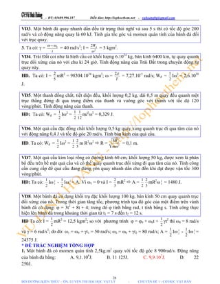 Chuyen de 1 co hoc vat ran | PDF