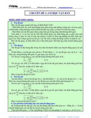 Chuyen de 1 co hoc vat ran | PDF