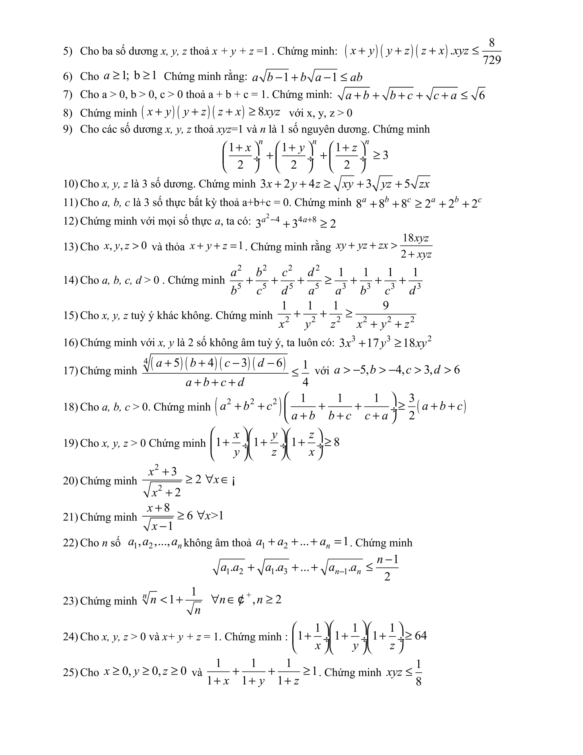 Chuyen de bat dang thuc cauchy | PDF