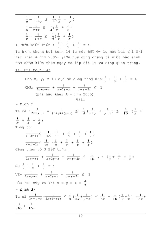 Chuyen de bat dang thuc co ban danh cho thcs | PDF
