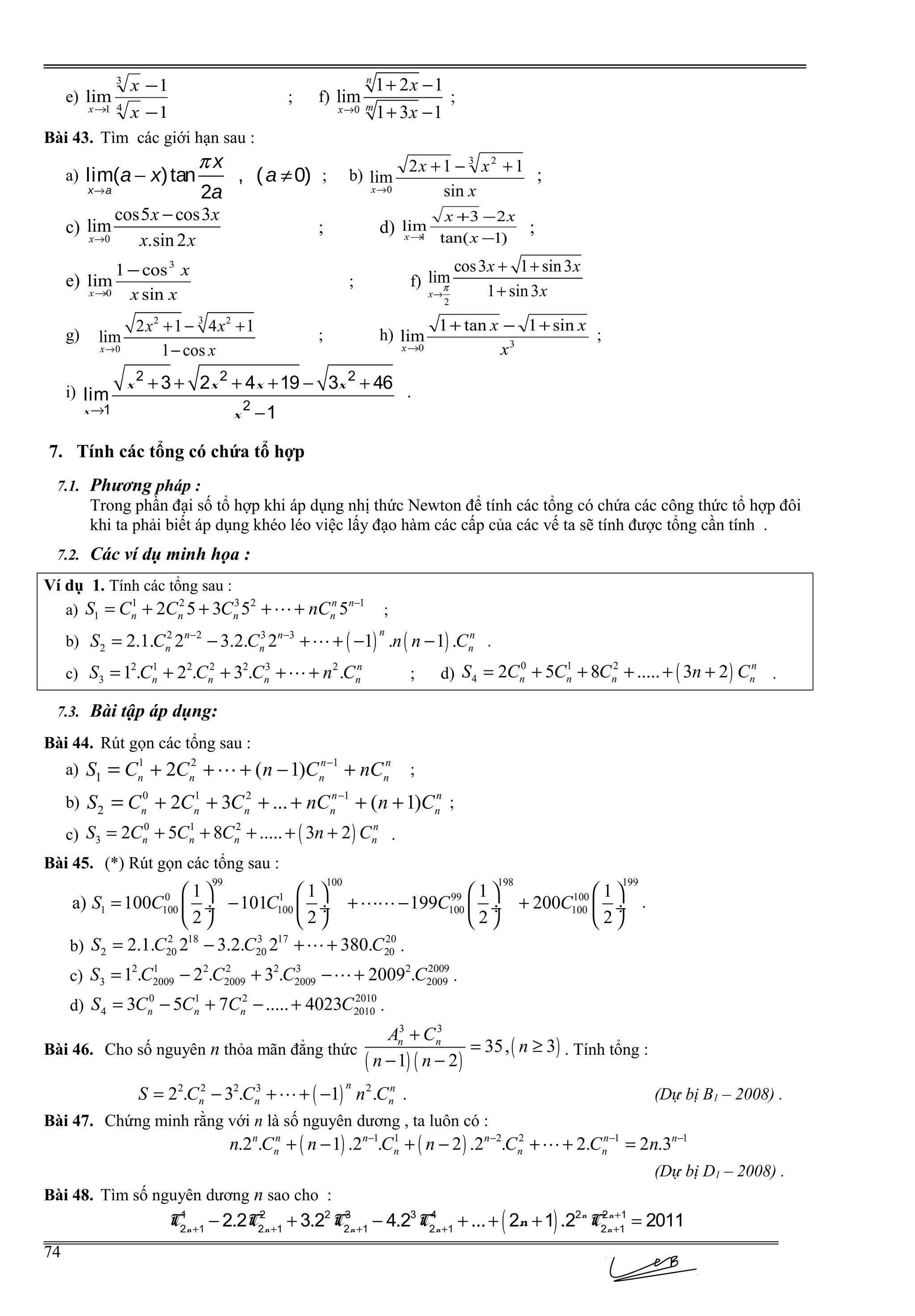 Chuyen de dao ham | DOC