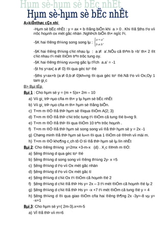 Chuyen de ham so bac nhat hay | PDF