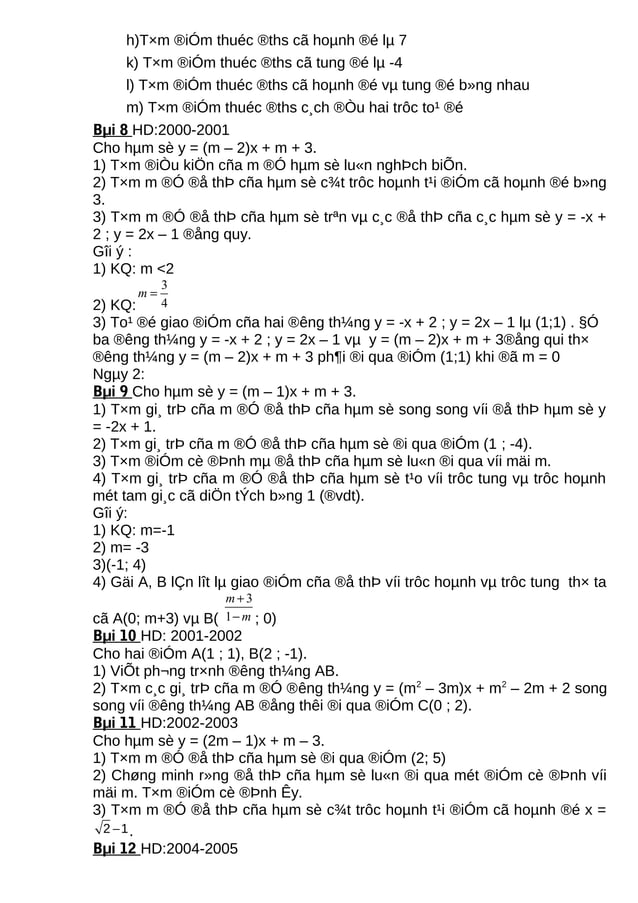 Chuyen de ham so bac nhat hay | PDF