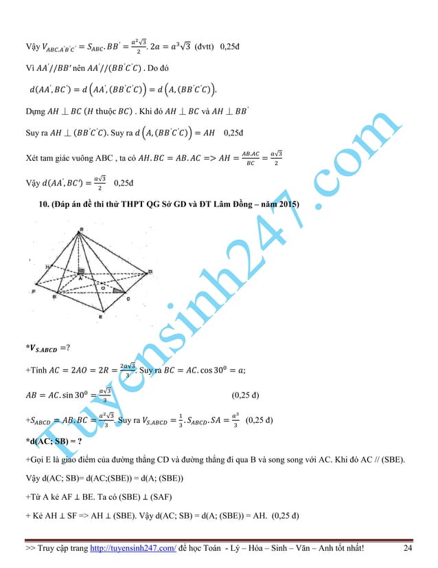 Chuyen de hinh hoc khong gian | PDF