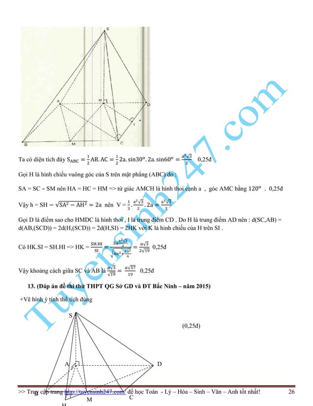 Chuyen de hinh hoc khong gian | PDF