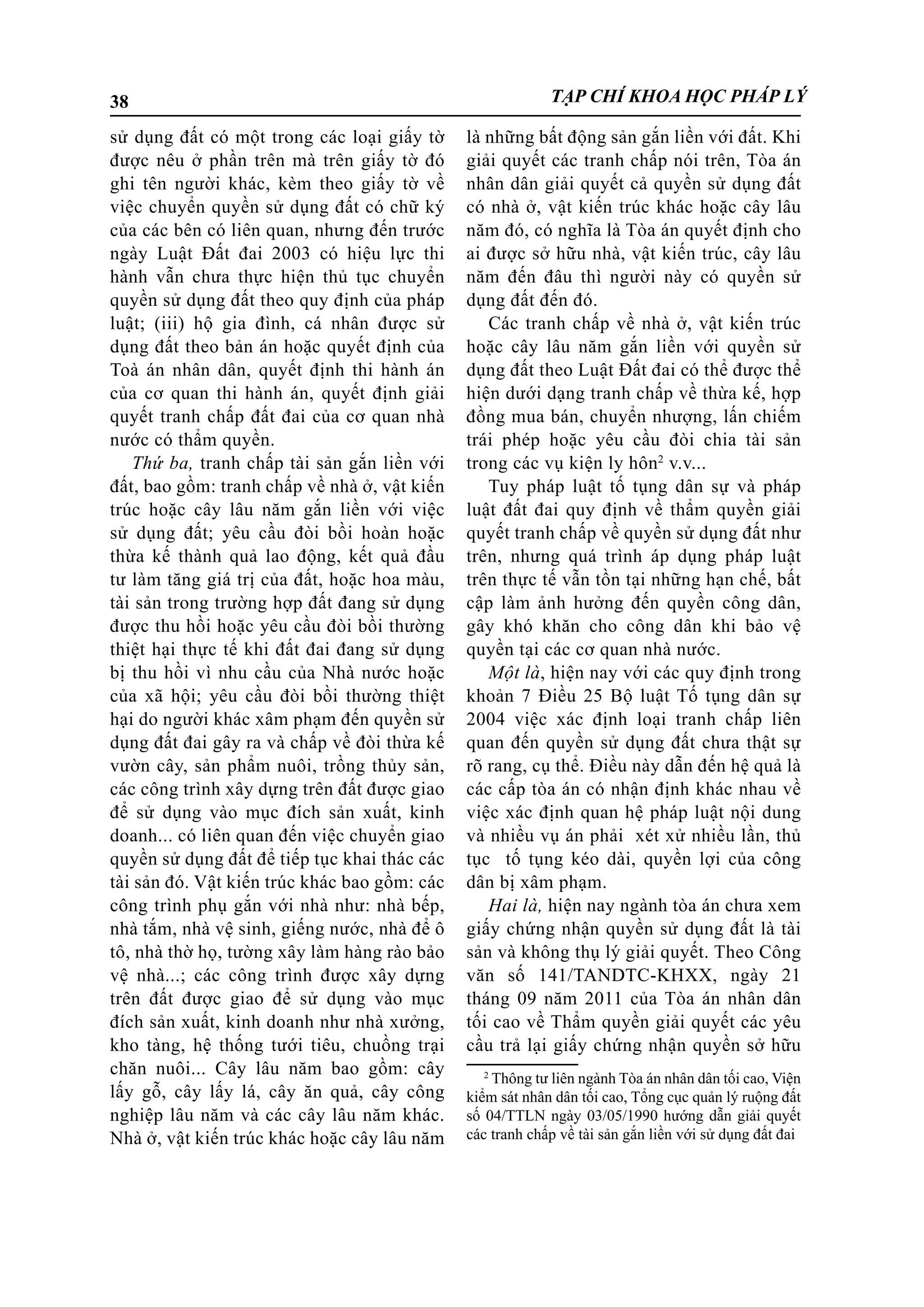 Chuyen de phap luat dat dai va nha o | PDF