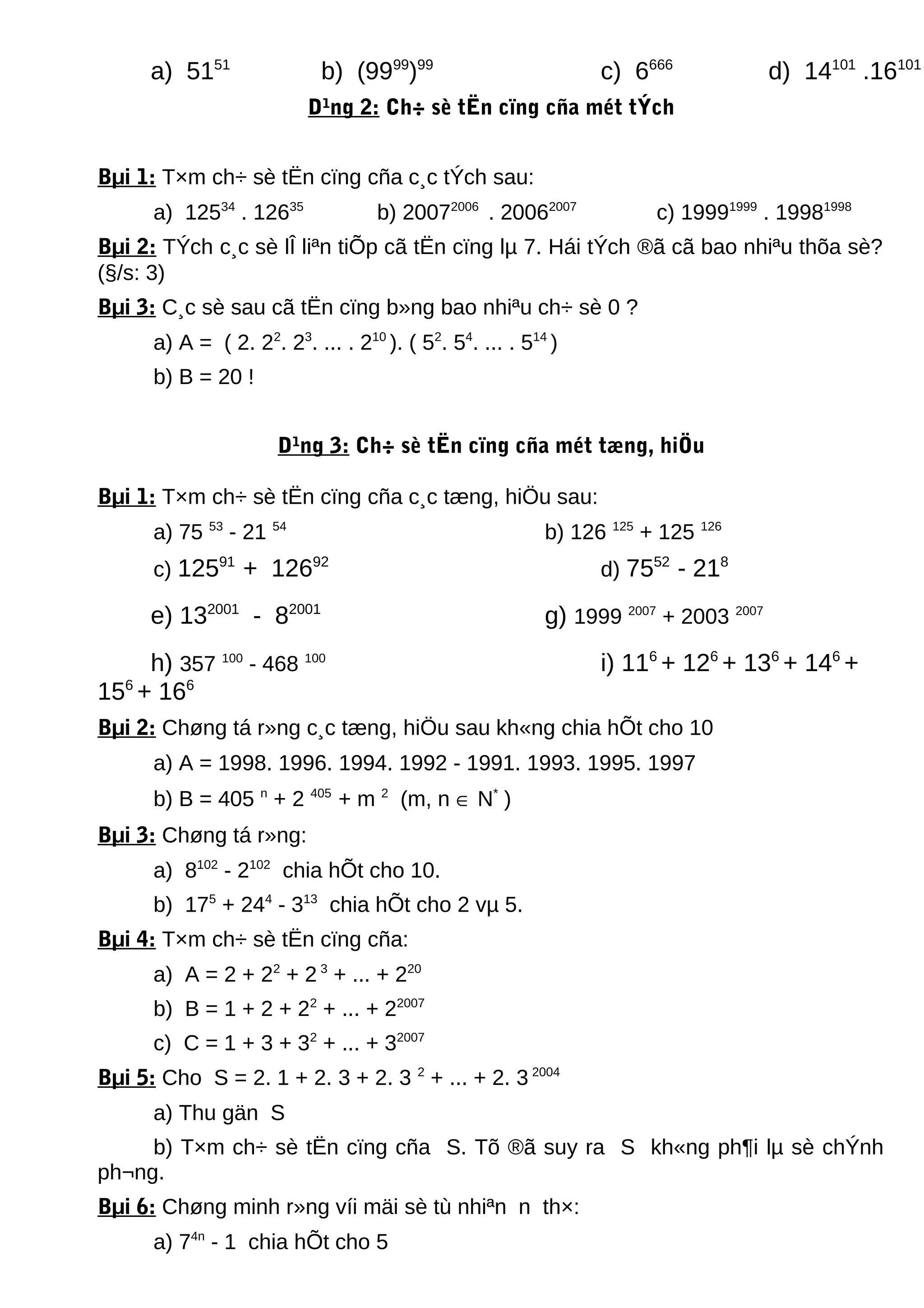 Chuyen de tim chu so tan cung | PDF