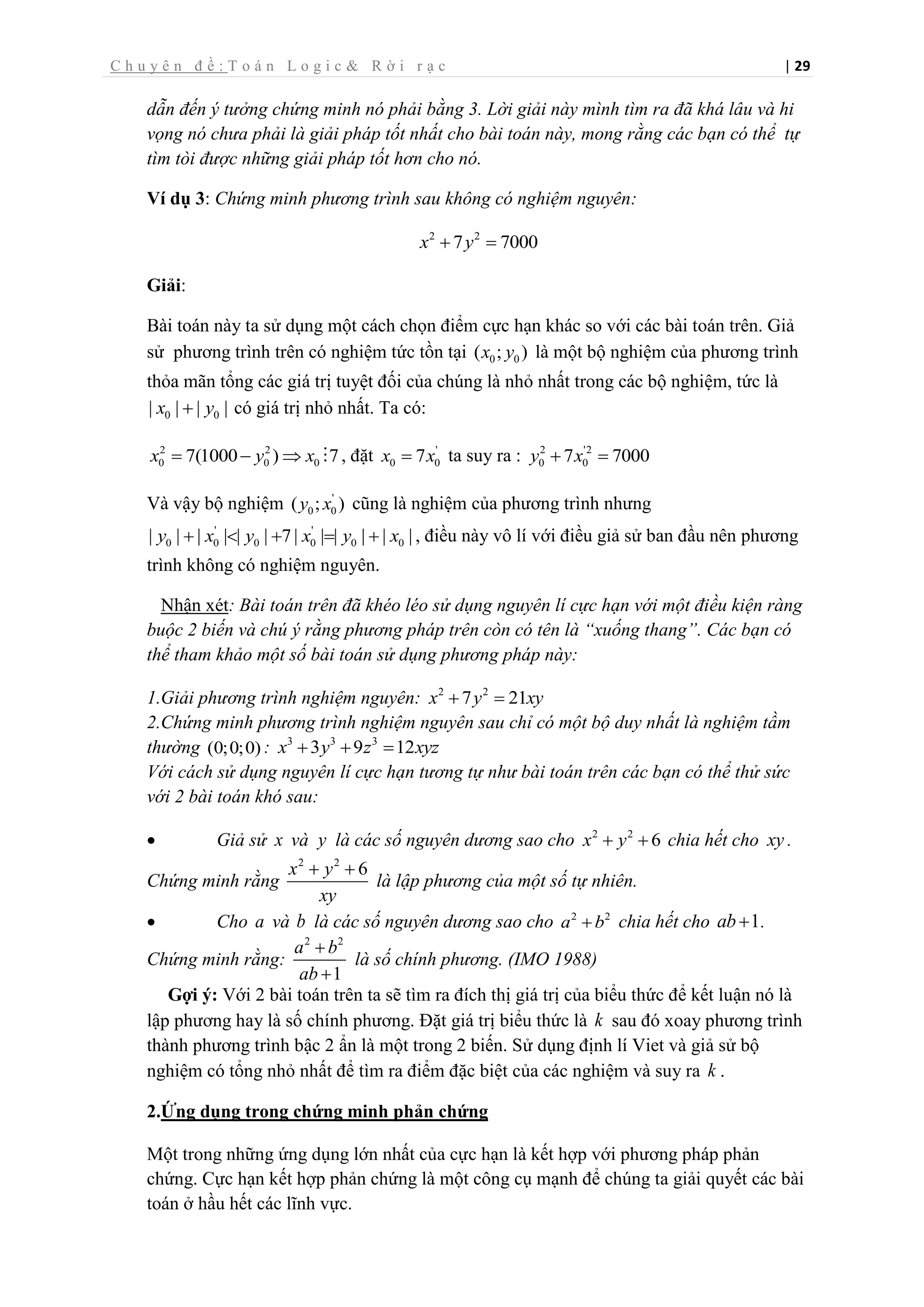 Chuyen de toan logic roi rac li thuyet to hop | PDF