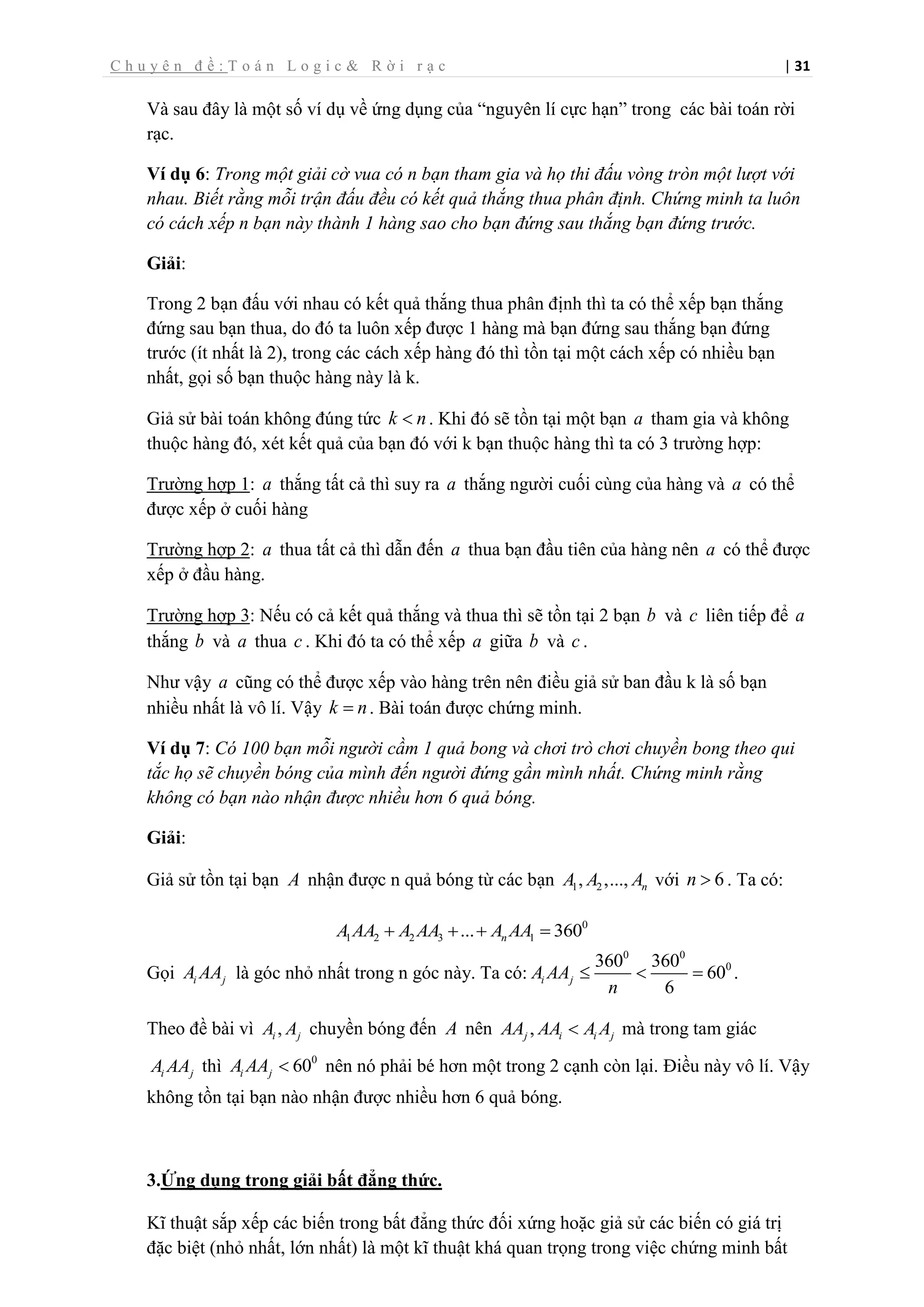 Chuyen de toan logic roi rac li thuyet to hop | PDF