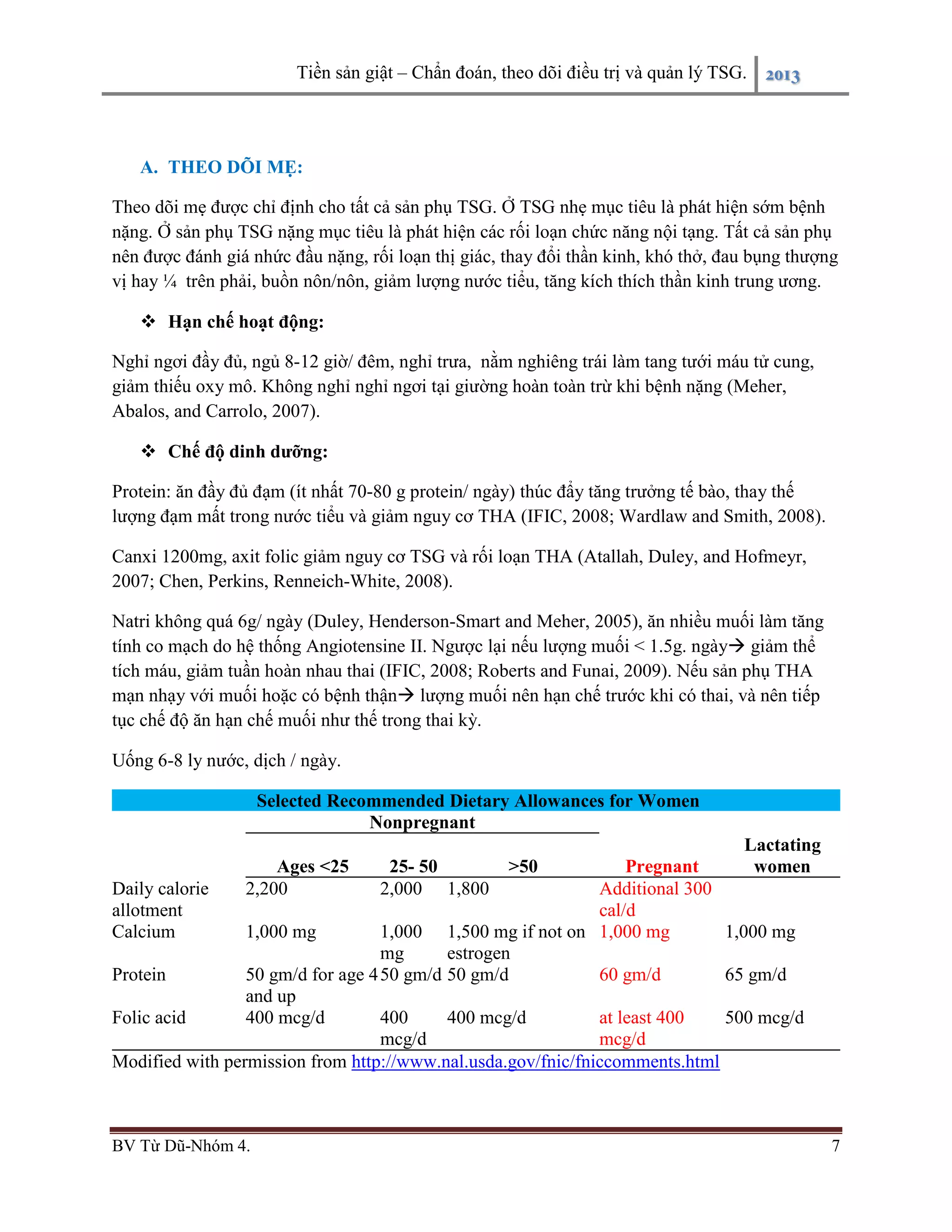 CHUYÊN ĐỀ TIỀN SẢN GIẬT | PDF