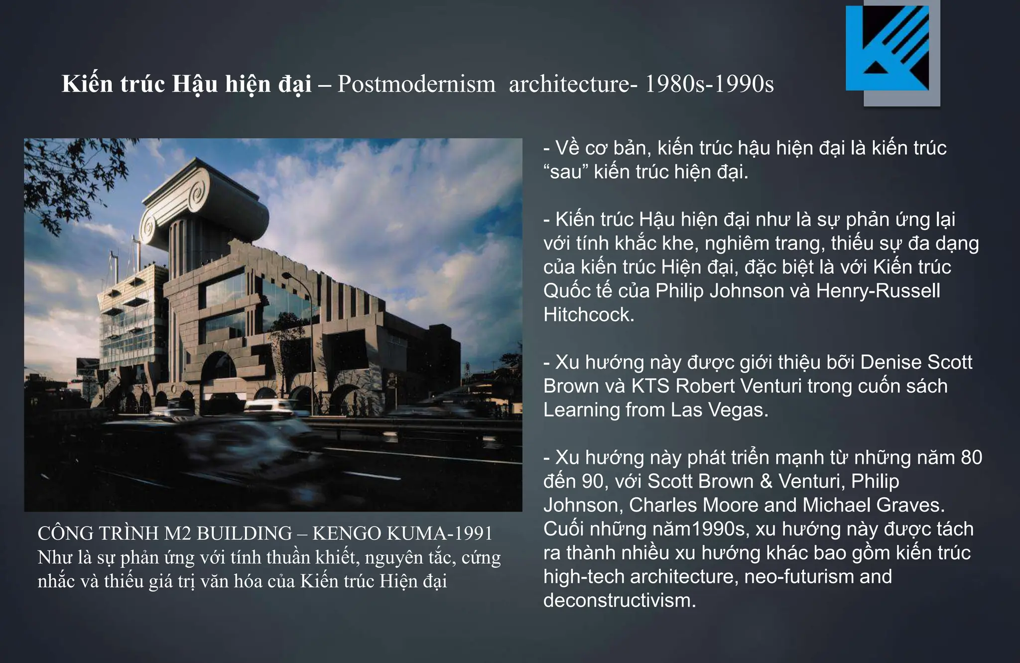 Chuyen de xu huong Kien truc duong dai: a. Kiến trúc Hiện đại (Modern ...