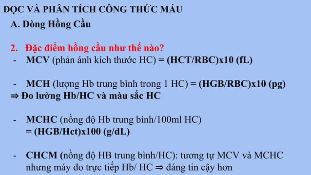 chuyên đề tế bào máu và bệnh bạch cầu 2024 | PPTX