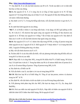 Chuyên đề phương pháp giải bảng tuần hoàn hóa học-g.m.g | PDF