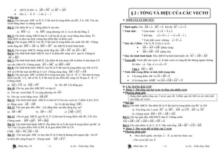 Chuyên đề 1 vector | PDF