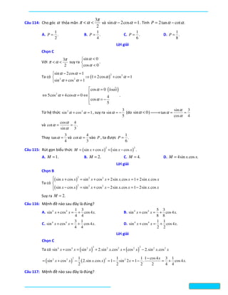 CHUYÊN ĐỀ BÀI TẬP TOÁN 11 - SÁCH KẾT NỐI TRI THỨC - CẢ NĂM - CHƯƠNG 1 - HÀM SỐ LƯỢNG GIÁC VÀ ...