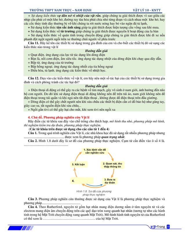 CHUYÊN ĐỀ BÀI TẬP VẬT LÝ 10 CẢ NĂM CHƯƠNG TRÌNH MỚI - KẾT NỐI TRI THỨC - NĂM HỌC 2023-2024 (CÓ ...