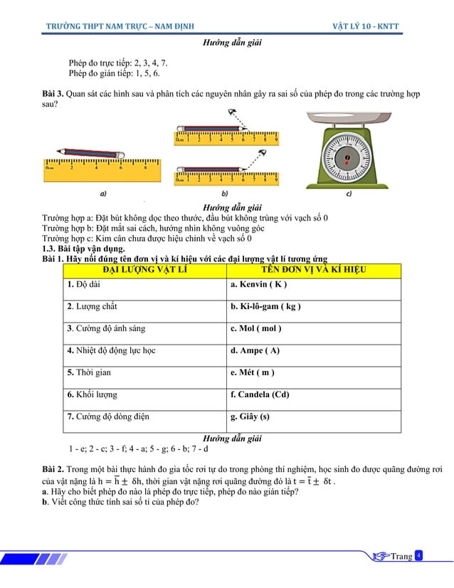 CHUYÊN ĐỀ BÀI TẬP VẬT LÝ 10 CẢ NĂM CHƯƠNG TRÌNH MỚI - KẾT NỐI TRI THỨC - NĂM HỌC 2023-2024 (CÓ ...