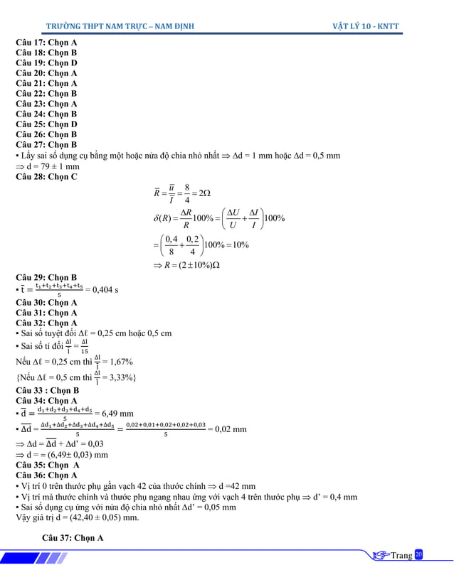 CHUYÊN ĐỀ BÀI TẬP VẬT LÝ 10 CẢ NĂM CHƯƠNG TRÌNH MỚI - KẾT NỐI TRI THỨC - NĂM HỌC 2023-2024 (CÓ ...
