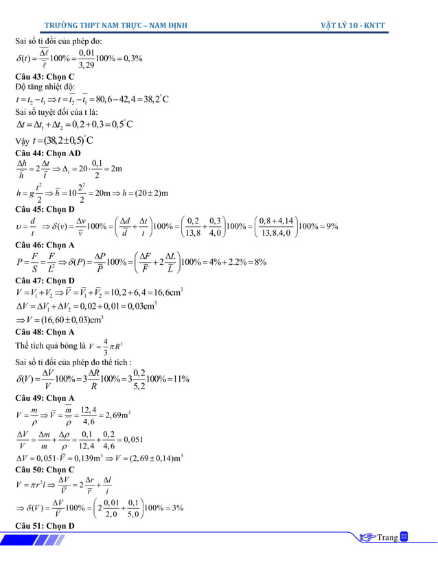CHUYÊN ĐỀ BÀI TẬP VẬT LÝ 10 CẢ NĂM CHƯƠNG TRÌNH MỚI - KẾT NỐI TRI THỨC - NĂM HỌC 2023-2024 (CÓ ...