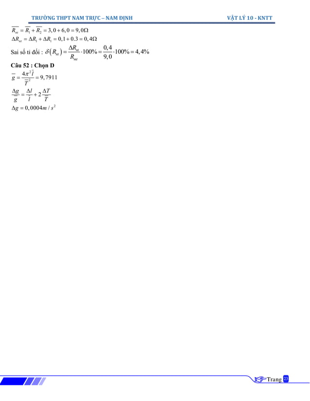 CHUYÊN ĐỀ BÀI TẬP VẬT LÝ 10 CẢ NĂM CHƯƠNG TRÌNH MỚI - KẾT NỐI TRI THỨC - NĂM HỌC 2023-2024 (CÓ ...