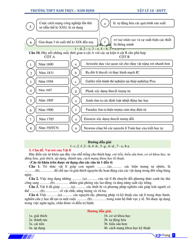 CHUYÊN ĐỀ BÀI TẬP VẬT LÝ 10 CẢ NĂM CHƯƠNG TRÌNH MỚI - KẾT NỐI TRI THỨC - NĂM HỌC 2023-2024 (CÓ ...