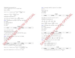 CHUYÊN ĐỀ CÂU HỎI ĐÚNG-SAI - TRẢ LỜI NGẮN TOÁN 10 - CHUNG 3 BỘ SÁCH - DẠNG CÂU HỎI THEO MINH HỌA ...