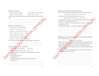 CHUYÊN ĐỀ DẠY THÊM HÓA HỌC 11 - SÁCH MỚI NĂM 2023 (CHƯƠNG 1 CÂN BẰNG HÓA HỌC) BÀI TẬP VẬN DỤNG ...