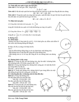 CHUYÊN ĐỀ HÌNH HỌC ÔN THI VÀO LỚP 10 CÁC TRƯỜNG CHUYÊN | PDF