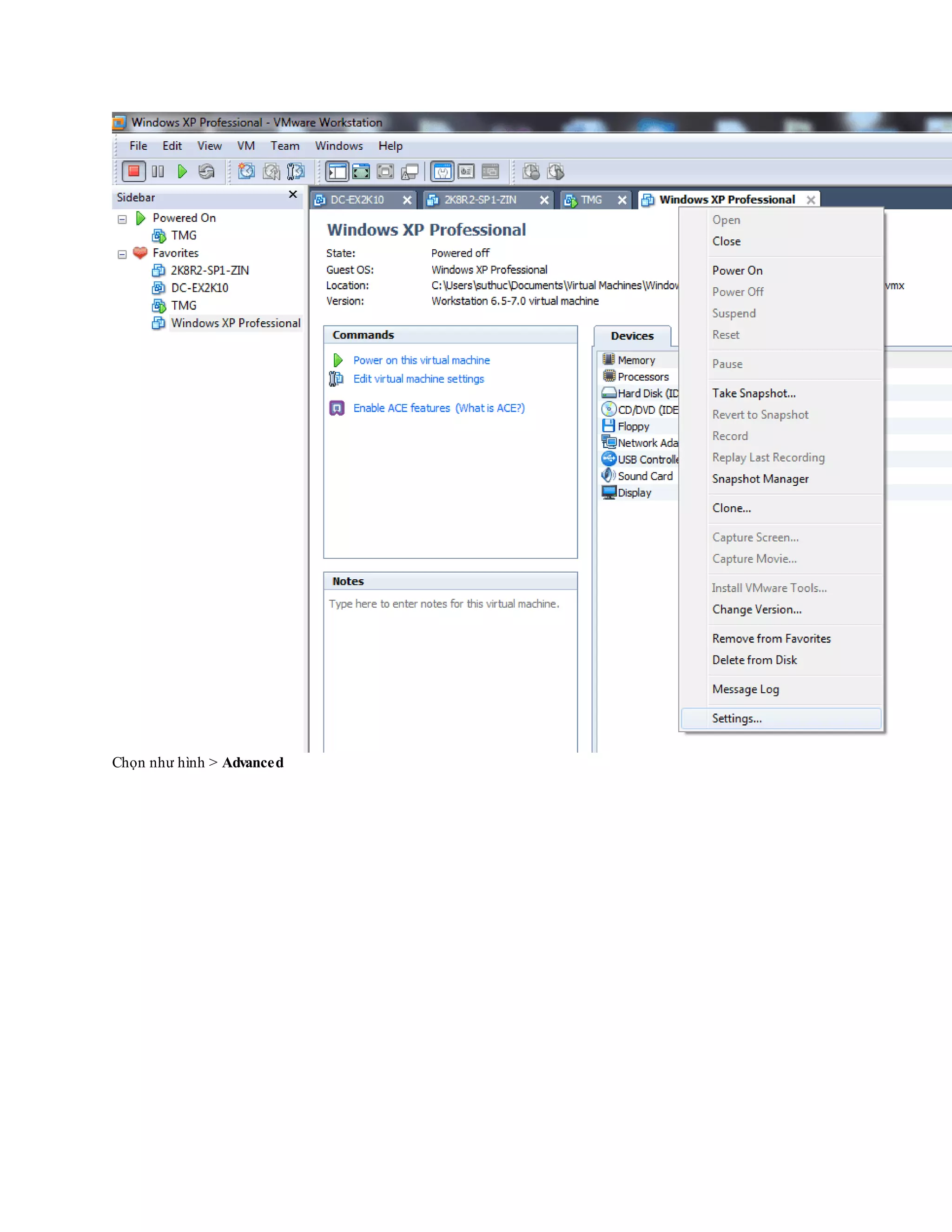 Chuyển đổi đĩa cứng ảo của hyper v to vmware workstation | DOCX