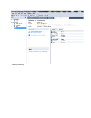 Chuyển đổi đĩa cứng ảo của hyper v to vmware workstation | DOCX