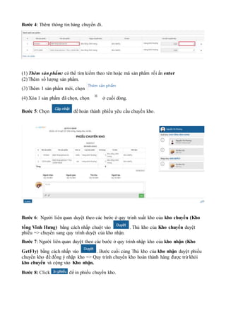 Chuyển kho với GetFly CRM | DOCX