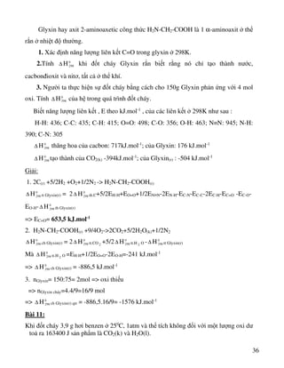 CHUYÊN ĐỀ NHIỆT ĐỘNG LỰC HỌC VÀ ĐỘNG HÓA HỌC BỒI DƯỠNG HSG QUỐC GIA VÀ RÈN LUYỆN KHẢ NĂNG TỰ HỌC ...