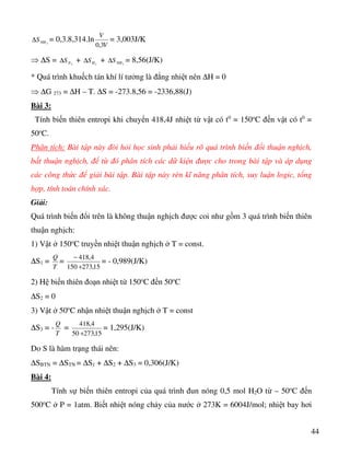 CHUYÊN ĐỀ NHIỆT ĐỘNG LỰC HỌC VÀ ĐỘNG HÓA HỌC BỒI DƯỠNG HSG QUỐC GIA VÀ RÈN LUYỆN KHẢ NĂNG TỰ HỌC ...