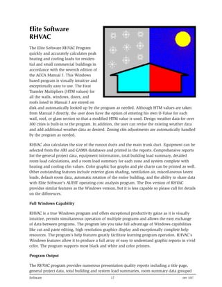 Chvac software tutorial | PDF
