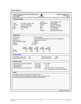 Chvac software tutorial | PDF
