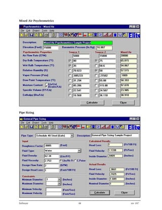 Chvac software tutorial | PDF