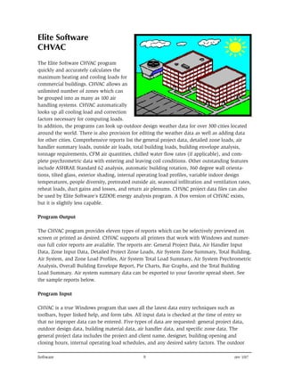 Chvac software tutorial | PDF