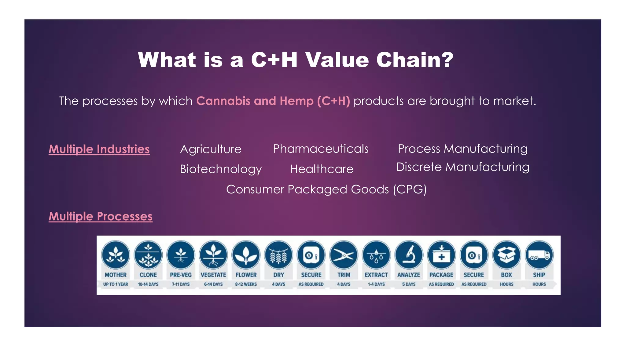 Cannabis and Hemp Value Chain Management Overview for 2020 | PPT