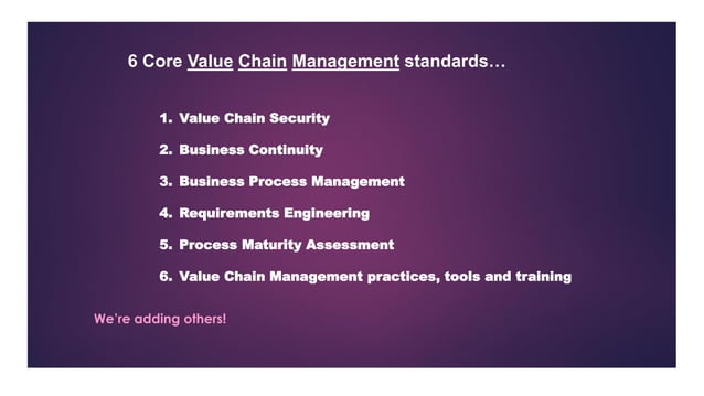 Cannabis and Hemp Value Chain Management Overview for 2020 | PPT
