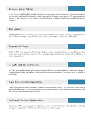 About CHW Forge | PDF