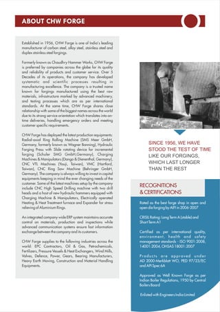 About CHW Forge | PDF