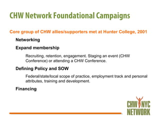CHW Network of NYC History PPT 2017-01 | PPT