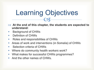CHWs_sax_ah_PH20.pptx Public health science | PPTX