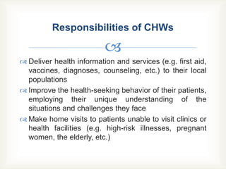 CHWs_sax_ah_PH20.pptx Public health science | PPT