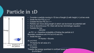 Particle in a Box (1D 2D 3D) | PPTX