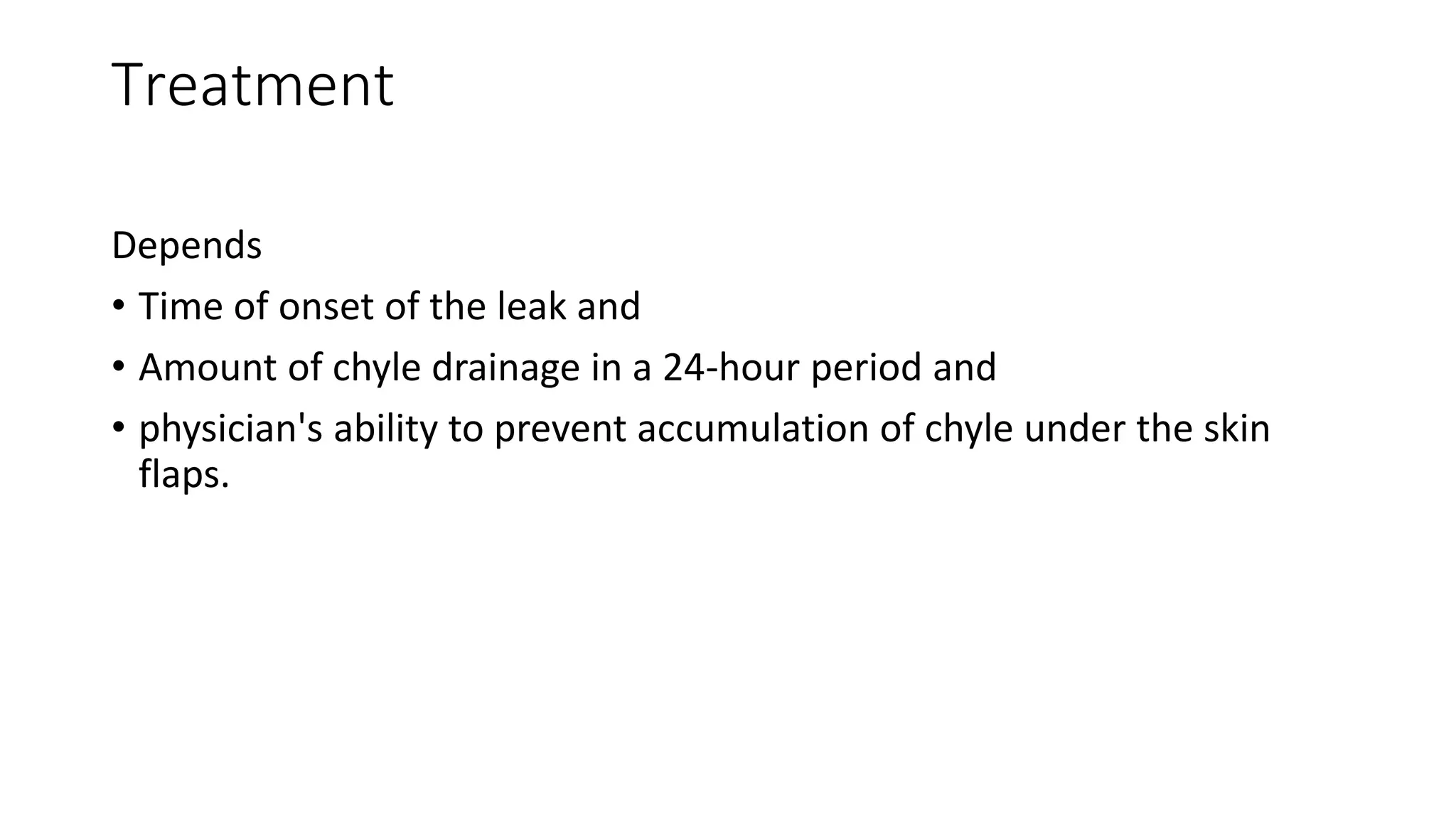 Chyle leakage | PPTX